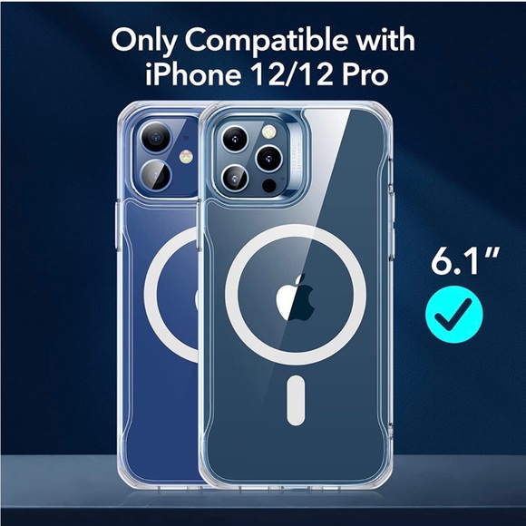 Cell Phones & Accessories | Iphone 12 Clear Phone Case With Magnetic ...
